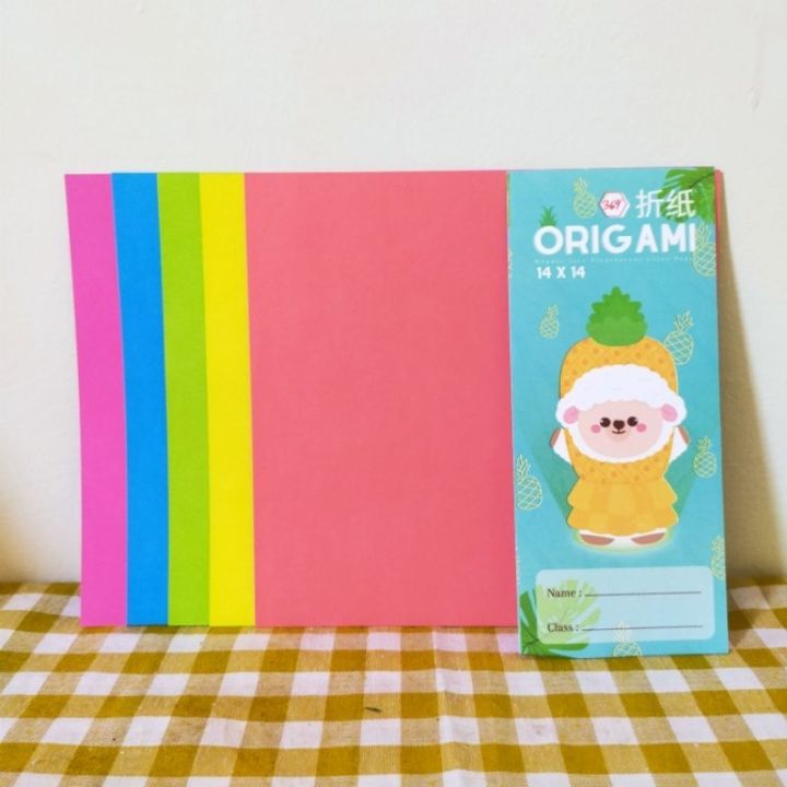369 - Origami / Kertas Lipat size 14 x 14 isi 20 Lembar - Domba Nanas ...
