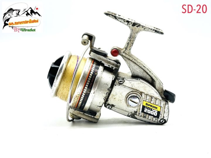 รอกตกปลา มือ2 จากญี่ปุ่น OLYMPIC Spark-2000VO (SD-20) รอกสปิน รุ่นเก่า โบราณ สไตล์ วินเทจ น่า ...