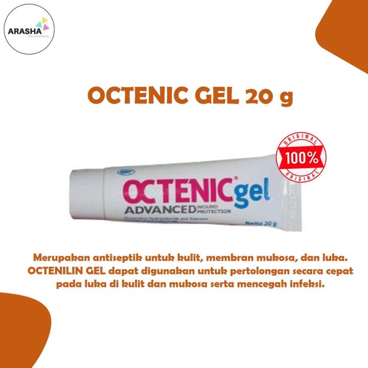 OCTENIC GEL 20 g - Gel Antiseptik Dan Perlindungan Untuk Luka 20 g ...