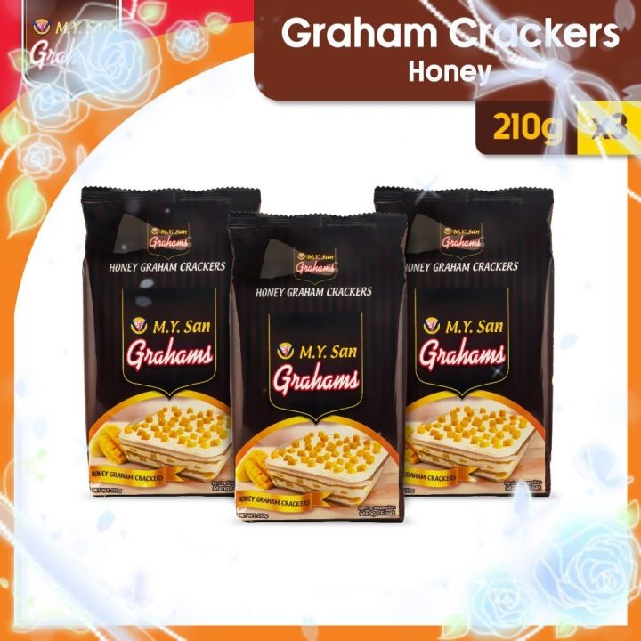 MY San Handy Pack Honey Graham 200g X 3 | Lazada PH