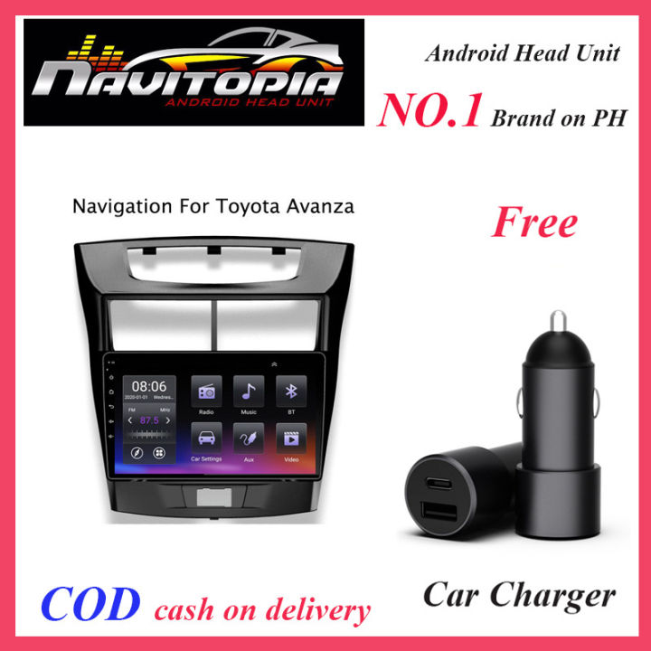 NAVITOPIA Android 11 Car Head Unit Car Radio Stereo with Panel for ...