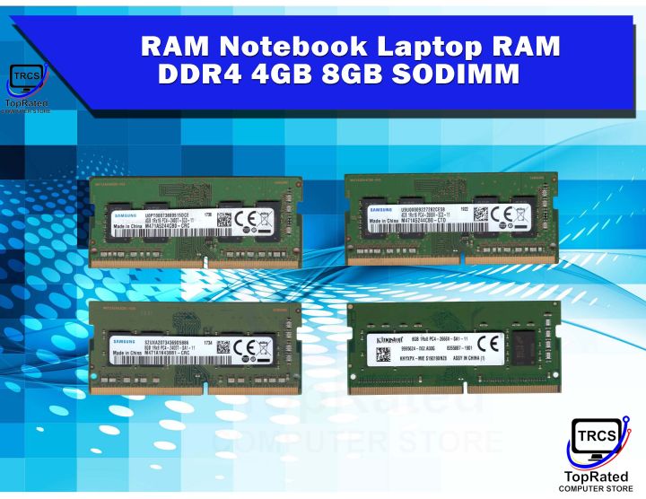 Laptop Ram DDR4 4GB 8GB DDR4 Laptop memory 2400 2666 SODIMM (Used ...