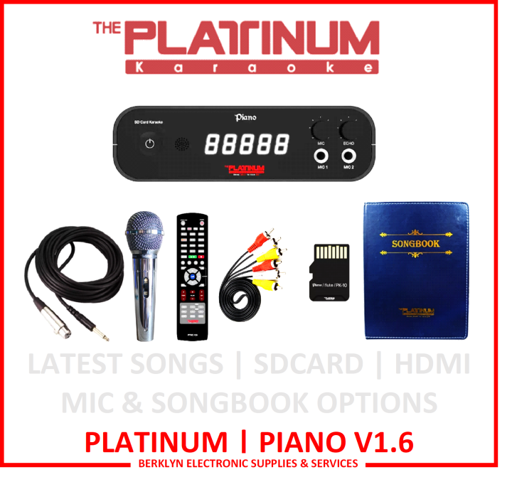 Platinum Piano V1.6 Karaoke Player | HDMI | 32GB SD Card Latest Songs ...