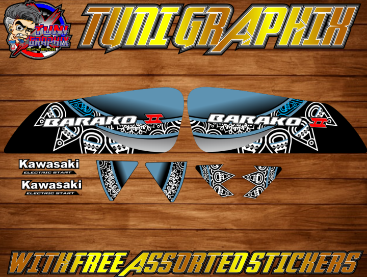 Barako Kawasaki 175 New Stock decal 2023 | Lazada PH