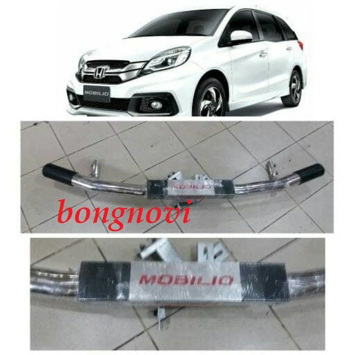 Bumper pengaman besi belakang Mobilio | Lazada Indonesia