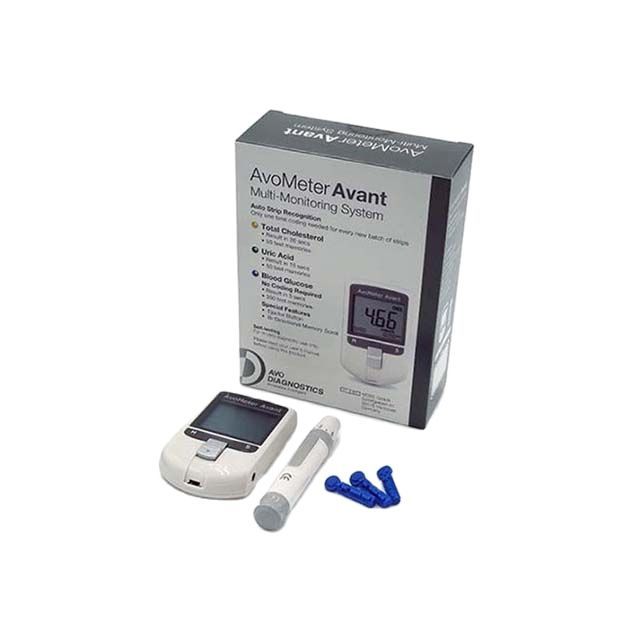 AvoMeter Avant Multi-Monitoring System 3 in 1 Glucose, Cholestrol. Uric ...