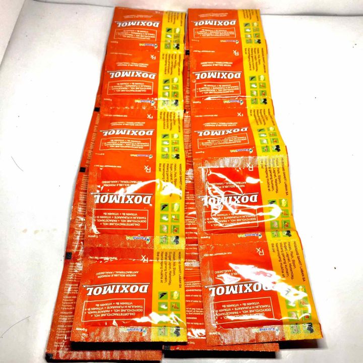 [SOUTH VET]20 sachets Doximol Water Soluble Powder Antibacterial ...