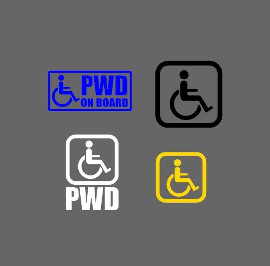 PWD SIGN Sticker Decals Vinyl Cut Out Waterproof | Lazada PH