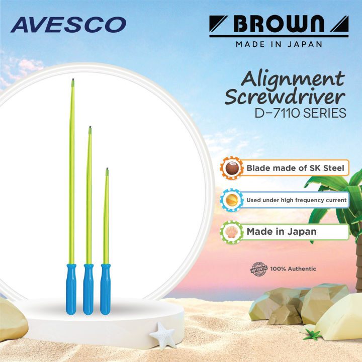 Brown Tools Alignment Screw Driver | D-7110 | Precision Tools | Made in ...