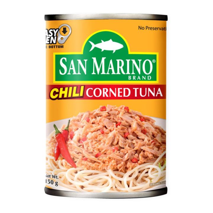 SAN MARINO CORNED TUNA CHILI 150G | Lazada PH