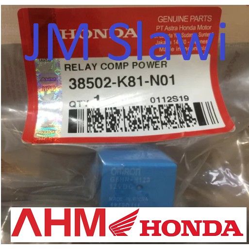 38502K81N01 Relay Comp Power Relay Pengisian Beat FI eSP Scoopy eSP ...