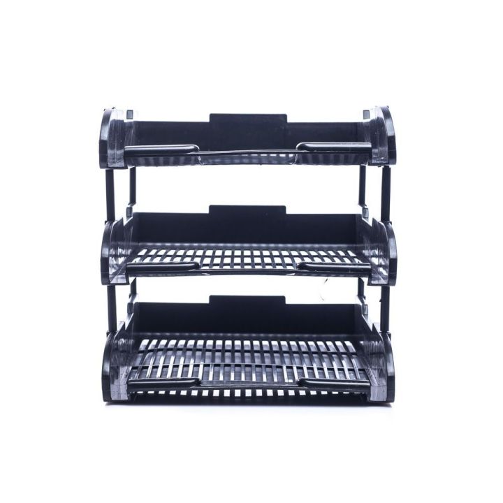 3 tier plastic document file tray , Tier Paper Document Tray Organizer ...