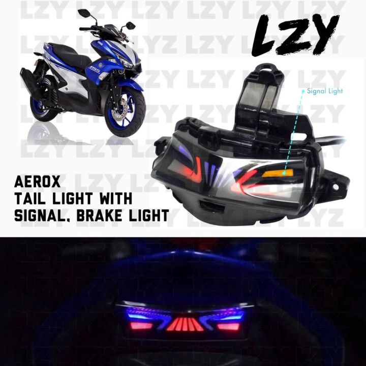Motorcycle Yamaha Aerox 155 Flowing Tail Light Assy Led Brake Signal ...