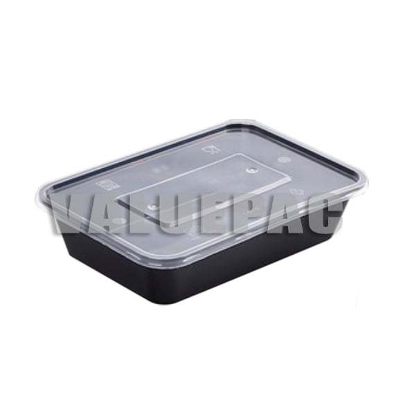 RE500 50pcs Microwavable Container Rectangle 500 Takeout Container (VC) | Lazada PH