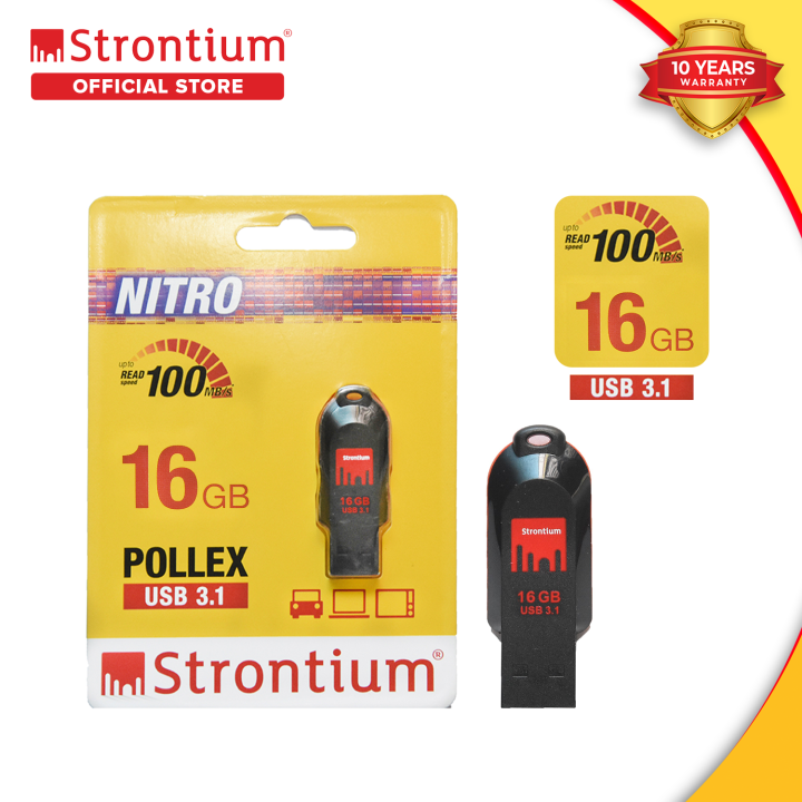 Strontium Pollex USB 3.1 Flash Drive - Black | Lazada PH