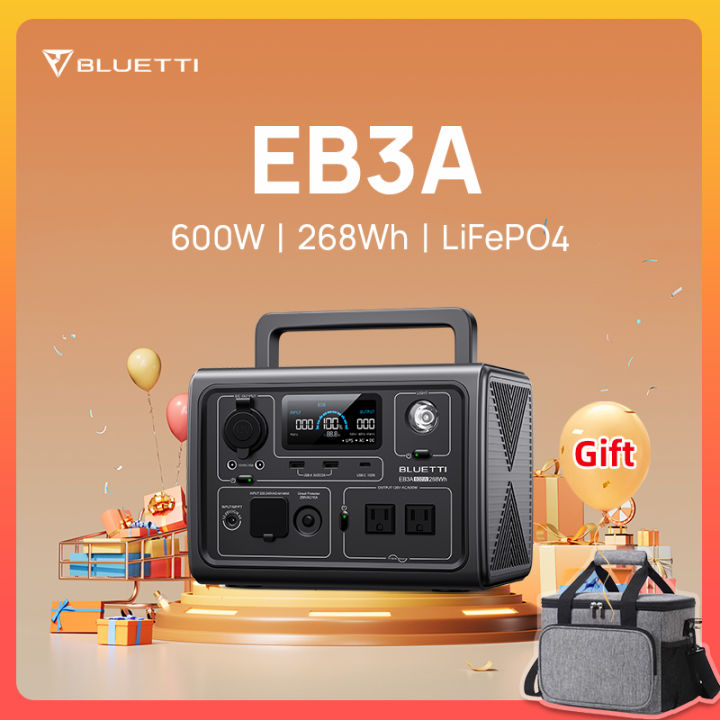 【In Stock】 Bluetti EB3A 84000mAh 600W (Inverter power 1200W) Power ...