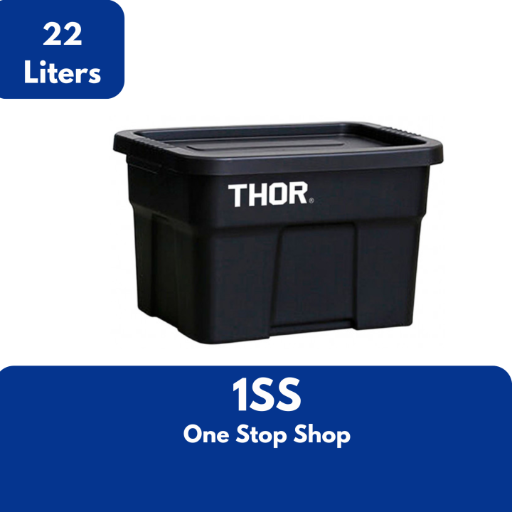Thor Stackable Storage Box - Black | Lazada PH