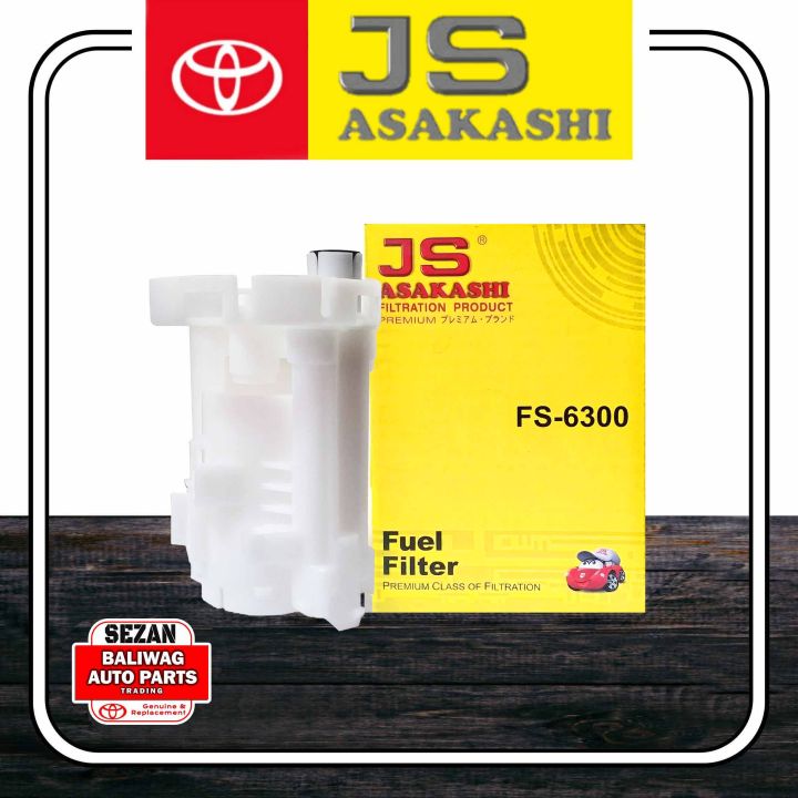 JS ASAKASHI TOYOTA ALTIS COROLLA YARIS VIOS 2001-2007 FUEL FILTER ...