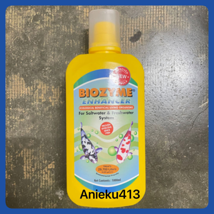 BIOZYME ENHANCER NEW FORMULA FILTER BENEFICIAL BACTERIA - 1000ML | Lazada