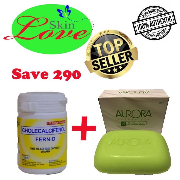 FERN-D (120 Softgels) and Aurora Soap | Lazada PH