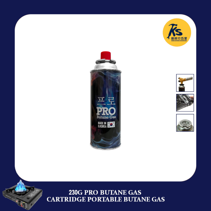 230G PRO Butane Gas Cartridge Portable Butane Gas | Lazada
