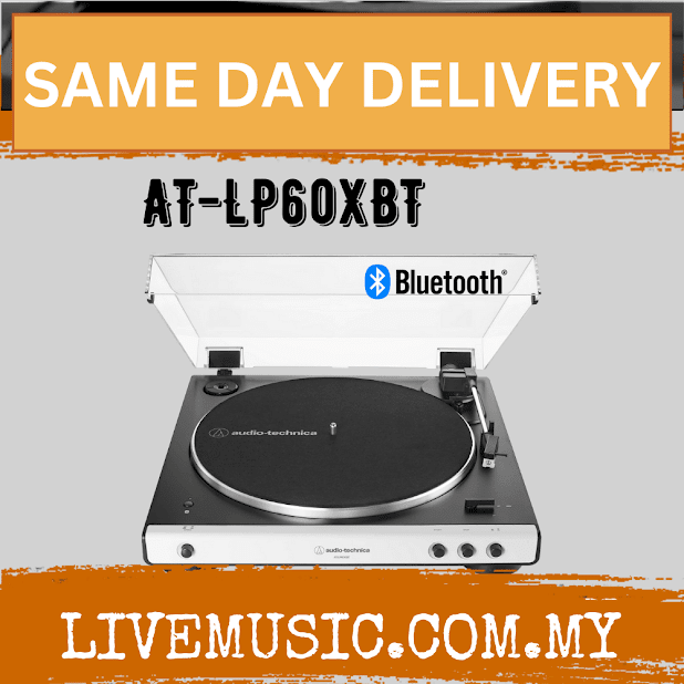 Audio-Technica AT-LP60XBT Fully Automatic Wireless Belt-Drive Turntable ...