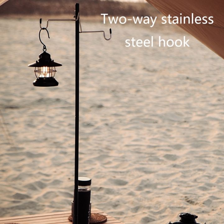 Lantern Stand Adjustable Height Lamp Pole with Table Clamp Aluminum ...