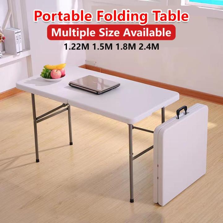 SG Ready Stock HDPE Portable Folding Table Travel Outdoor Foldable ...