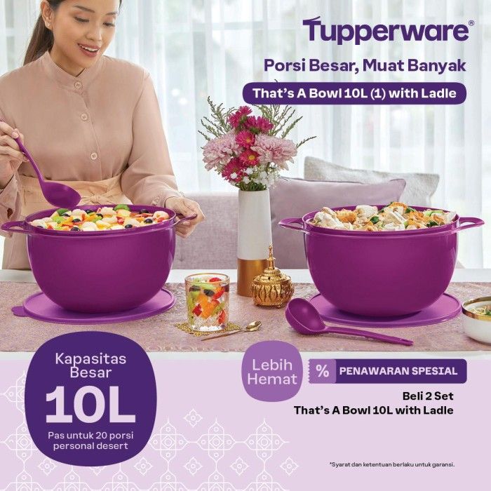 TUPPERWARE THAT'S BOWL 10 LTR BASKOM BESAR- Pictura Store | Lazada ...