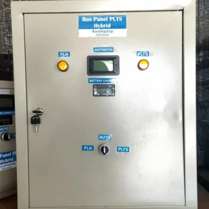 PROMO- BOX PANEL PLTS LENGKAP MPPT 60A INVERTER PSW 5000W MCB ATS SOLAR ...