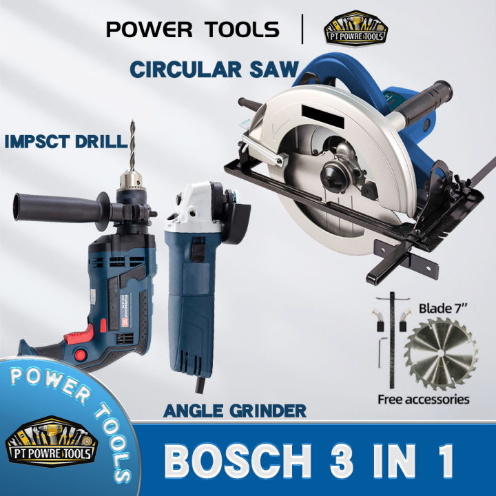 3 in 1 Electric Circular Saw Table Saw Flip Saw Wood Cutter + IMPACT ...