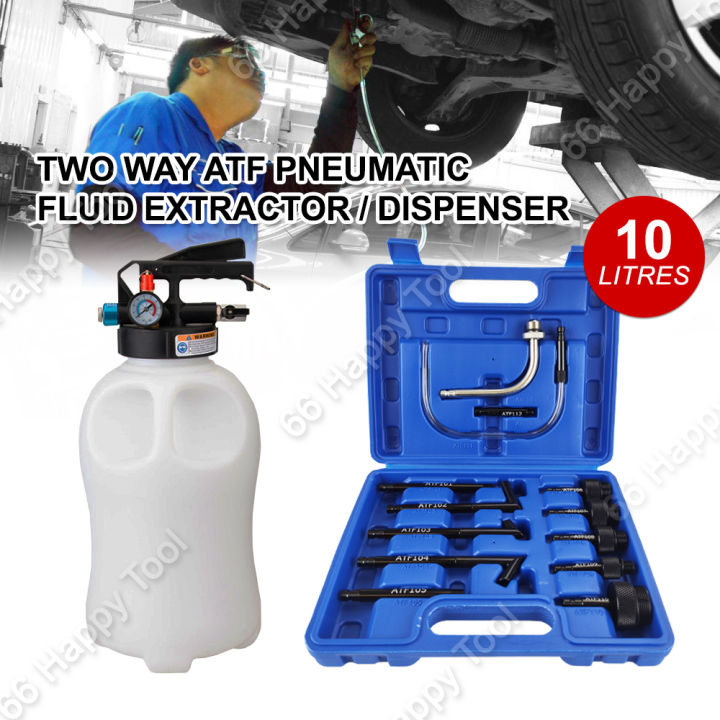 10L Two Way ATF Pneumatic Fluid Extractor Dispenser Kit Automatic ...