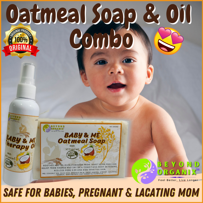 Beyond Organix Oatmeal Soap & Oil (For sensitive and irritated skin ...