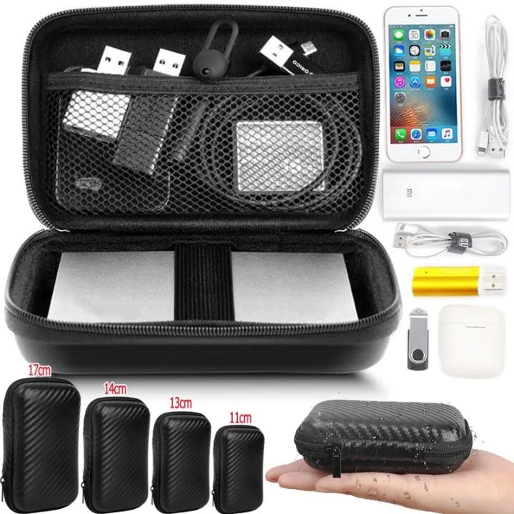 EVA Waterproof Bag Portable Storage Box Zipper Bag Square Headset ...