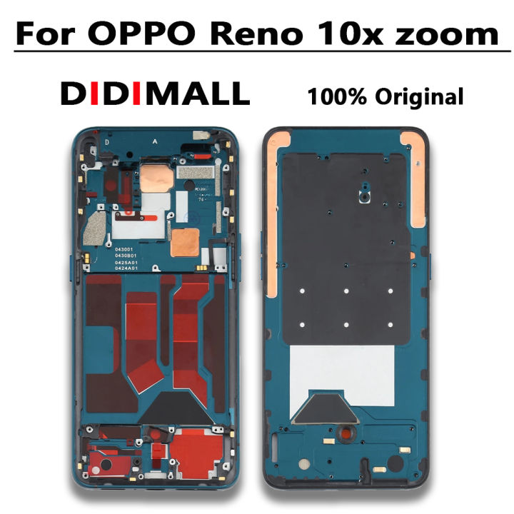For OPPO Reno 10x zoom Front Housing LCD Frame Bezel Plate Replacement ...