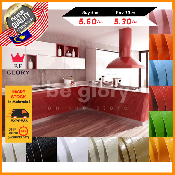 60cm x 1m Kitchen Cabinet Self Adhesive Waterproof Sticker Kitchen Wall ...