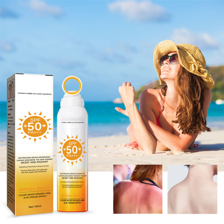 【hot Sale】eelhoe 150ml Sunscreen Spray Spf50 Pa Summer Sun