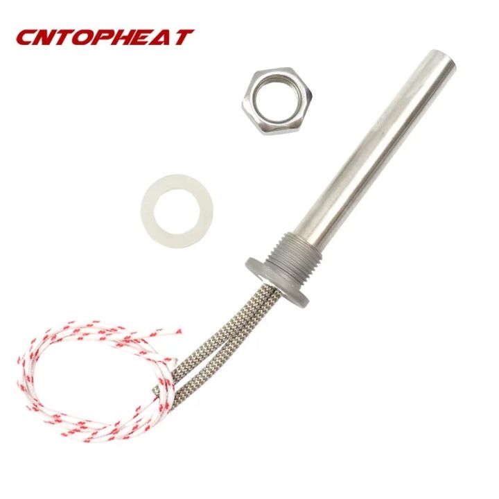 【support】 220v Heating Element 12mm Tubular Heater Ss 304 Immersion M16 ...
