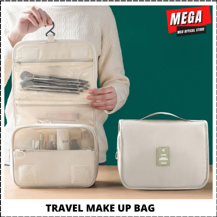 Travel Zipper Bag Makeup Beauty Cosmetic Beg Makeup Murah Bag Organizer ...