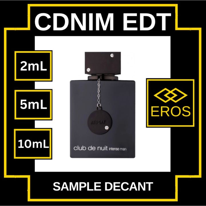 Armaf CDNIM EDT 2mL/5mL perfume sample decant tingi Club de Nuit ...