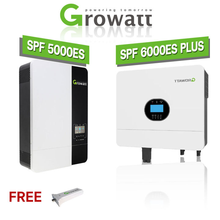 Growatt SPF 5000ES 6000ES plus 5000w 6000w + wifi อินเวอร์เตอร์ โซล่า ...