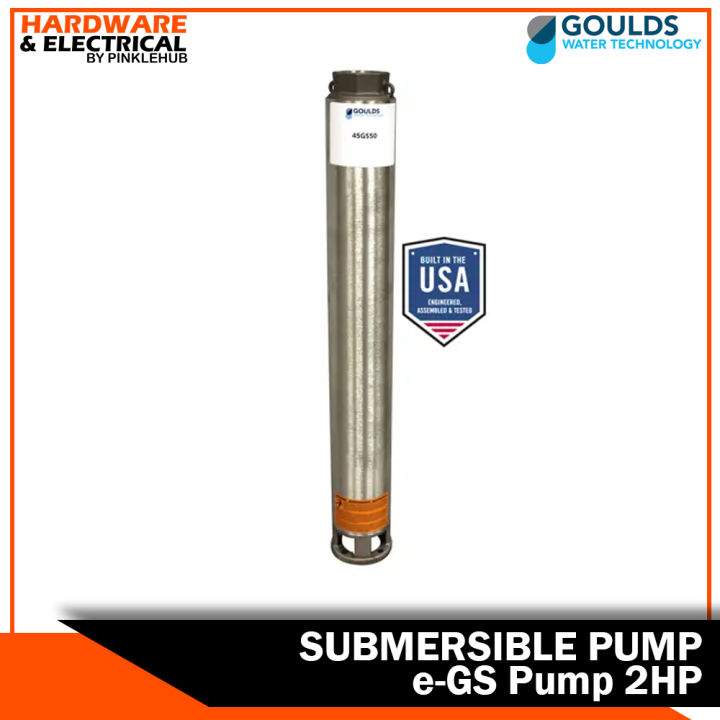 GOULDS SUBMERSIBLE PUMP 2hp e-GS Pump 4″ Submersible Pumps (Pump Only ...