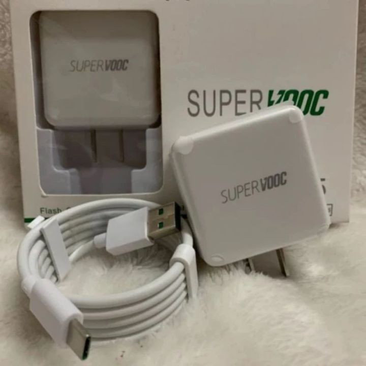 OPPO SuperVOOC Flash mini power adapter and VOOC USB Type C Flash Data ...