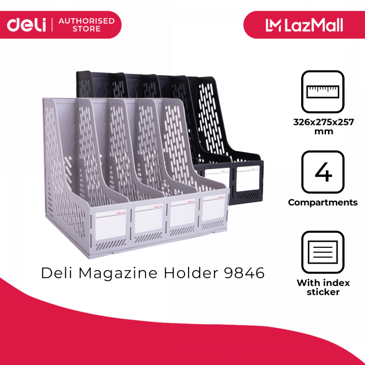 Deli File Organizer Magazine Holder 9846 | Lazada PH