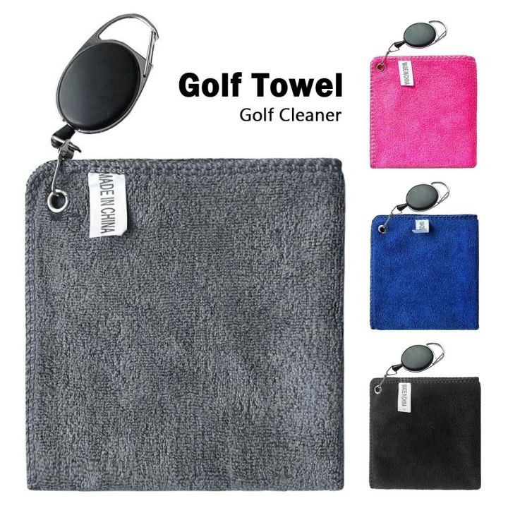 SIERWU có móc rút lại Khăn Golf Thấm hút Sấy khô nhanh Dụng cụ vệ sinh ...