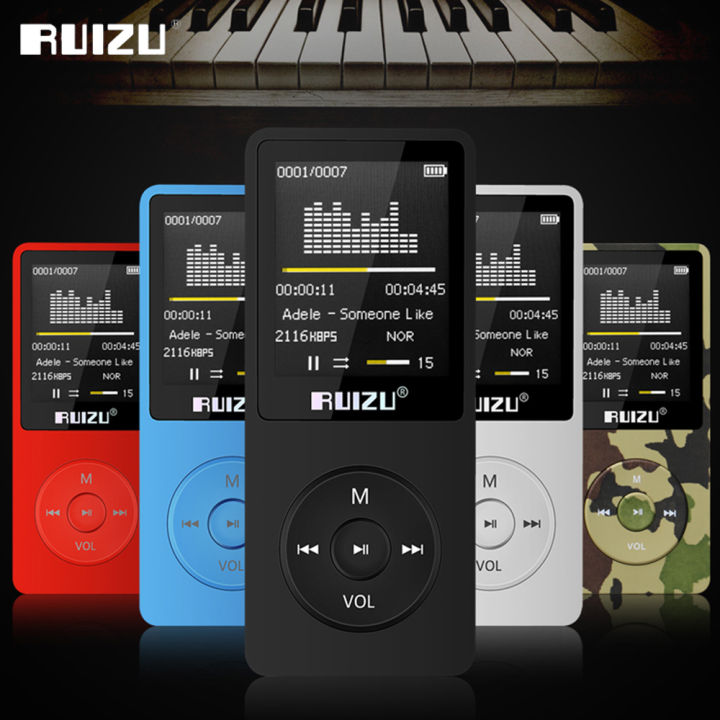 RUIZU X02 English Version MP3 Player 4GB 8GB 16GB Portable Music ...