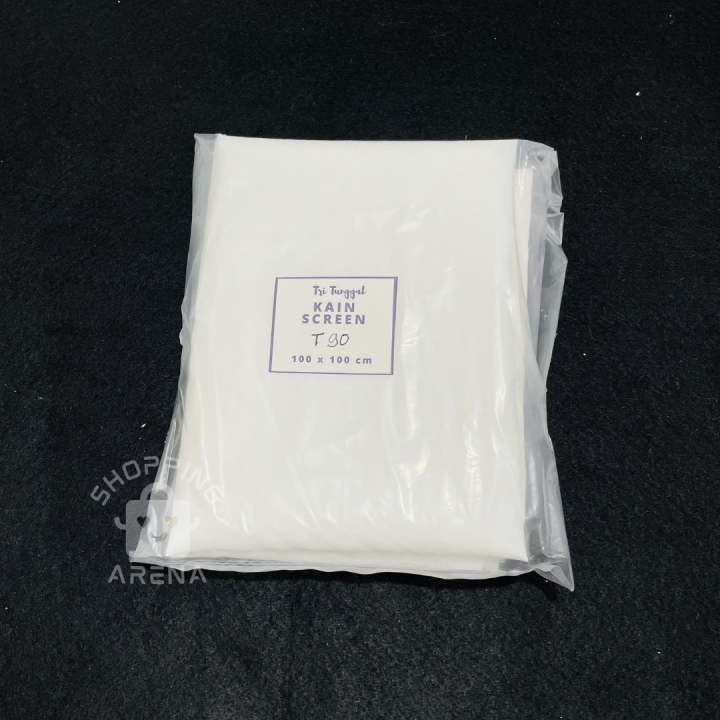 Kain Screen Sablon Ukuran T90 100x100 cm Warna Putih Bahan Monyl Bagus ...