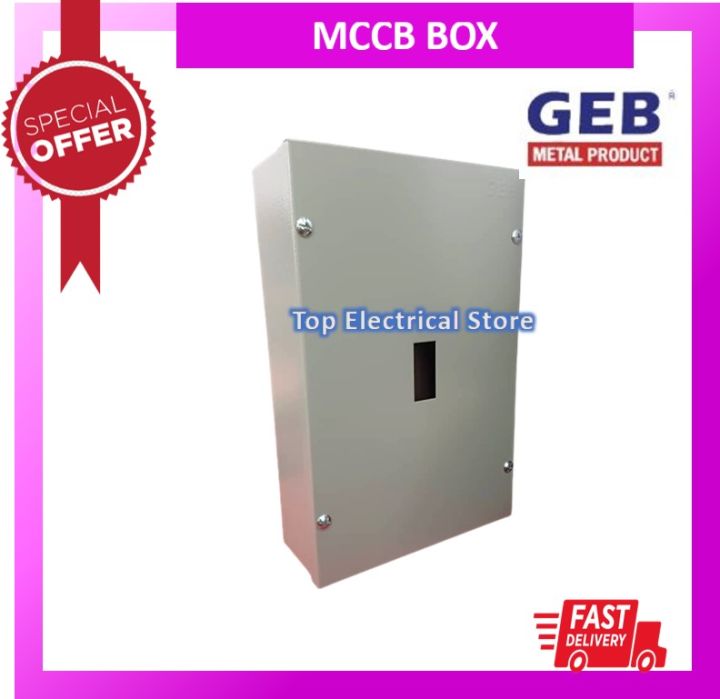 GEB 10-50A / 60-100A / 120-200A MCCB METAL DISTRIBUTION BOX | Lazada