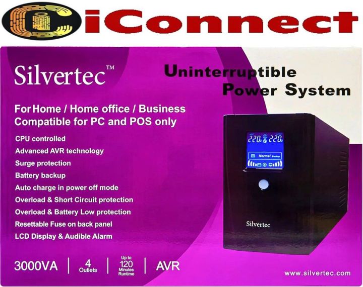 SILVERTEC UPS 3000VA | Lazada PH