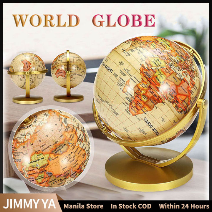 20cm Rotary World Globe Model Globe With Stand World Map School ...